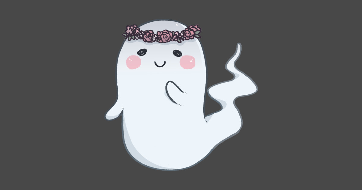 Flower Crown Ghost - Ghost - Posters and Art Prints | TeePublic