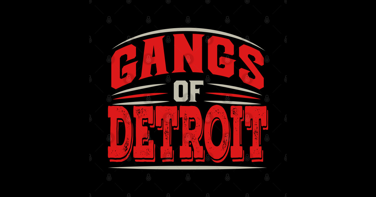 Detroit - Gangs Of Detroit Michigan Underground - Us Cities - Sticker ...