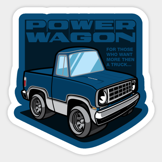 Medium Blue Iridescent - Power Wagon (White Base) - Power Wagon ...