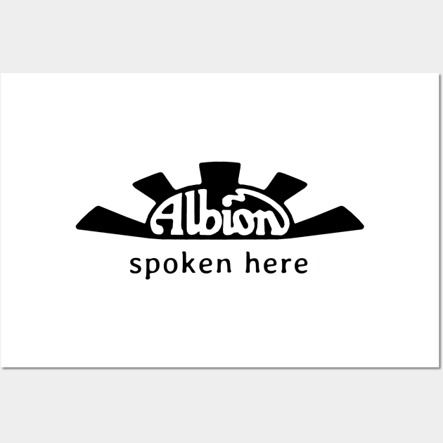 Albion 1960s classic lorry emblem "Albion spoken here" black - Albion ...