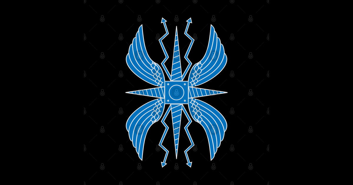 Imperial Roman Shield III. Scutum III (blue) - Roman Shield - Sticker ...