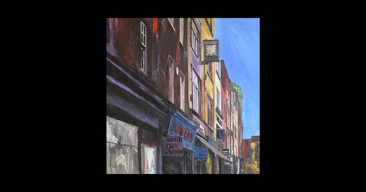Berwick Street, Soho, London - Andrew Reid Wildman - Tapestry | TeePublic