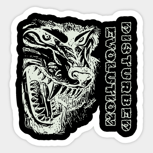 Disturbed Evolution - Disturbed - Sticker | TeePublic