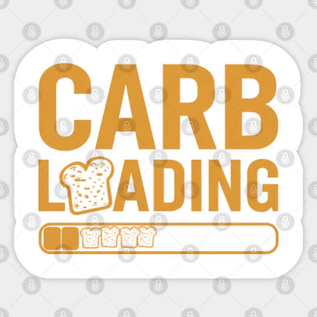 Carb loading - Carb Loading - Sticker | TeePublic