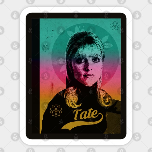 Vintage Tate Color - Sharon Tate - Sticker | TeePublic