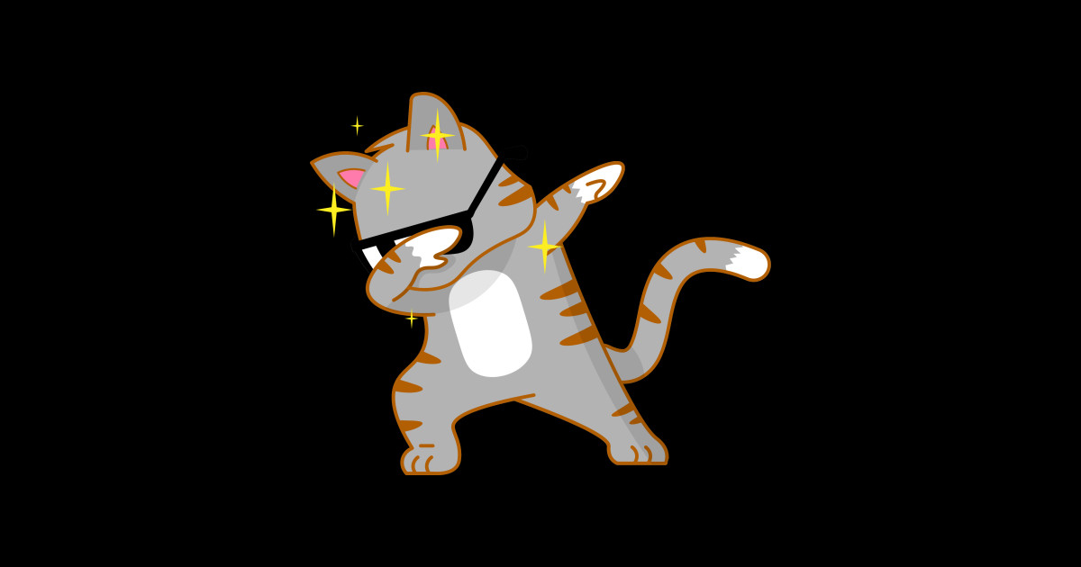 dab cat - Dab Dance - Posters and Art Prints | TeePublic