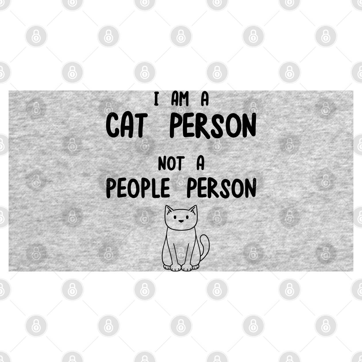 I am a cat person, not a people person - Introvert - T-Shirt | TeePublic