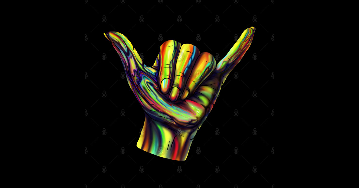 hand salute - Hand Salute - Sticker | TeePublic