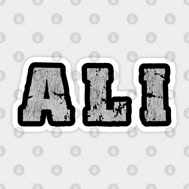 Ali Vintage - Muhammad Ali - Sticker | TeePublic