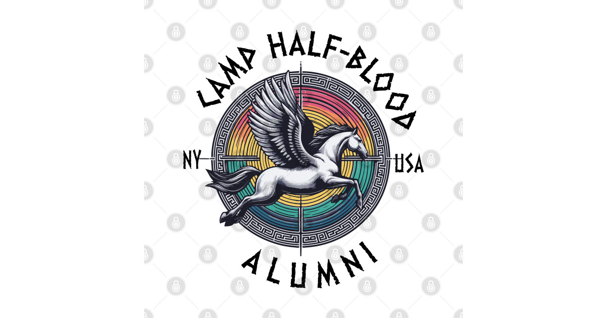 camp half blood - percy jackson - Mythical Winged Horse - Demigod - T ...