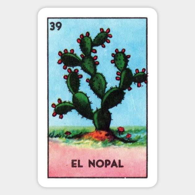 El Nopal Loteria - Cactus - Sticker | TeePublic