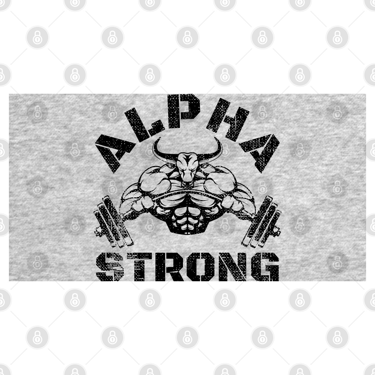 ALPHA STRONG BULL BODYBUILDING - Bodybuilding - T-Shirt | TeePublic
