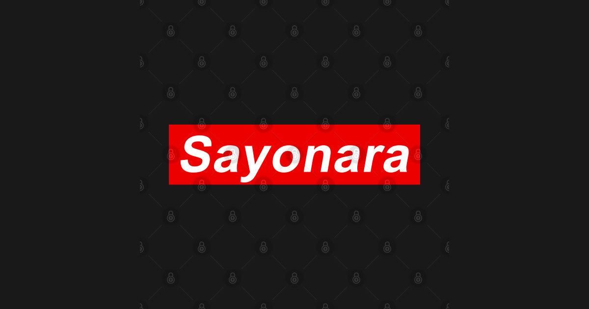 Red Box Tee - Sayonara - Sayonara - T-Shirt | TeePublic