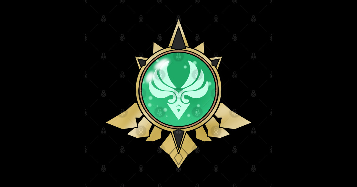 Mondstat Anemo Vision - Genshin Impact - Sticker | TeePublic