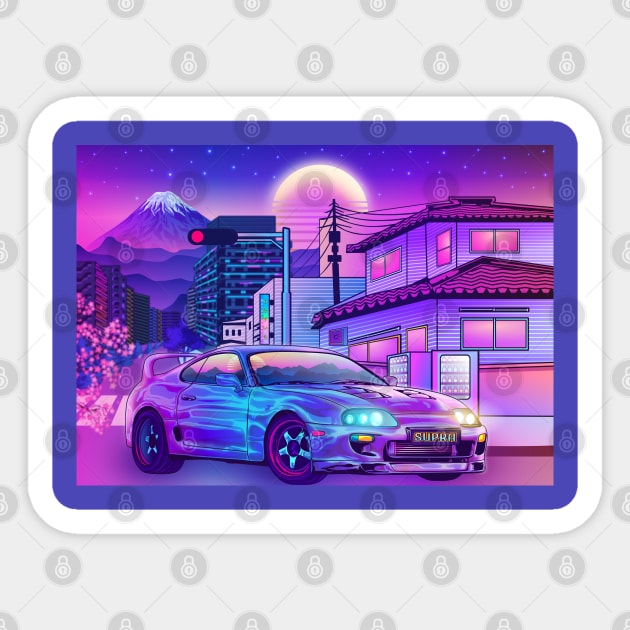 Toyota Supra mk4 Car Synthwave - Toyota Supra Mk4 Car Synthwave ...