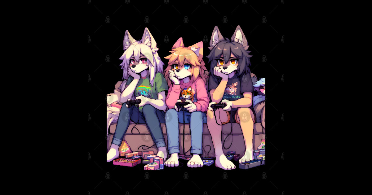 furry fandom - furryart anthro furry fandom - Furry Fandom - Sticker ...