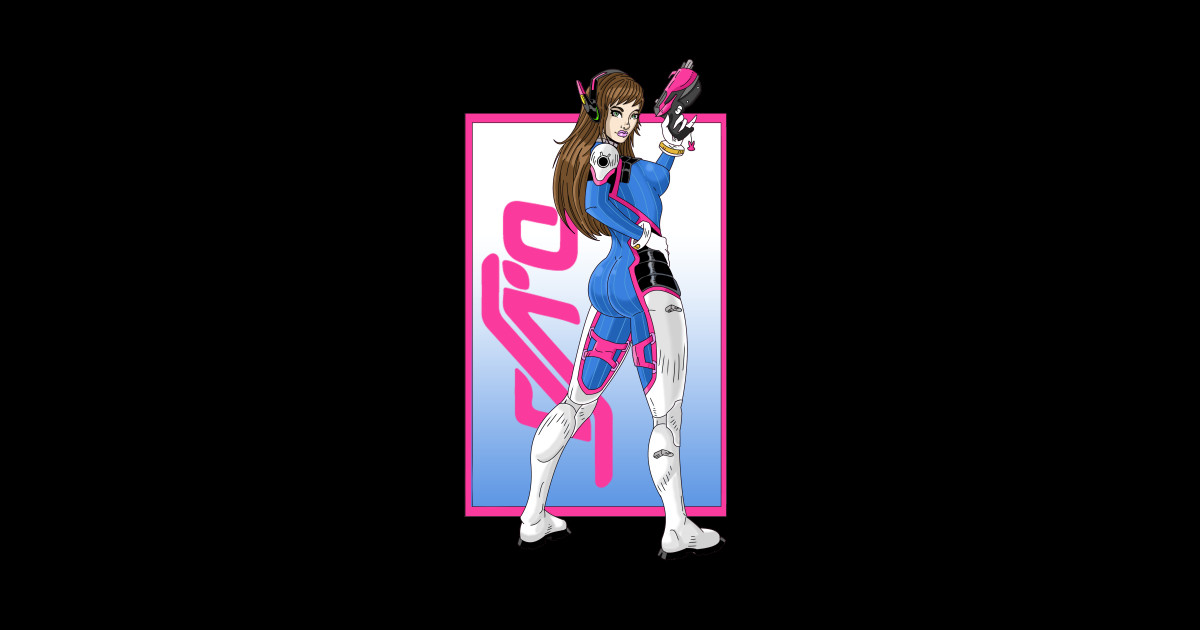 DVa - Overwatch - Sticker | TeePublic