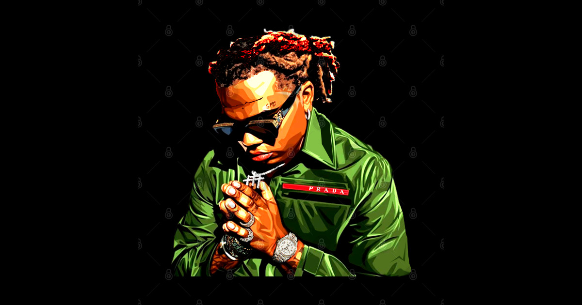 Gunna vector Illustration - Gunna - Sticker | TeePublic