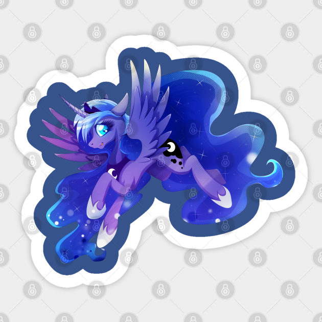 Princess Luna - My Little Pony - Sticker | TeePublic