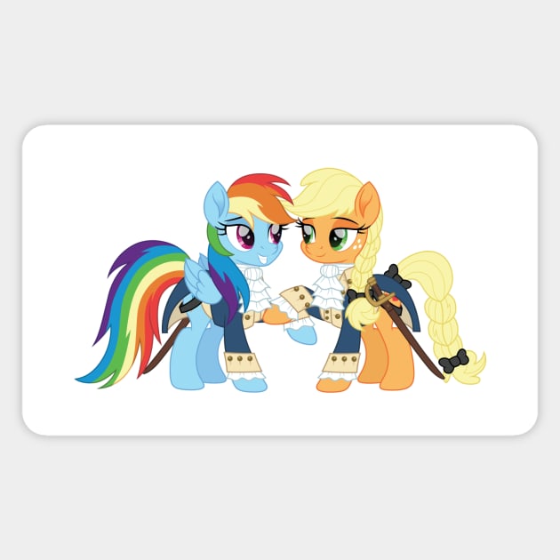 Appledash revolution soldiers - My Little Pony - Sticker | TeePublic