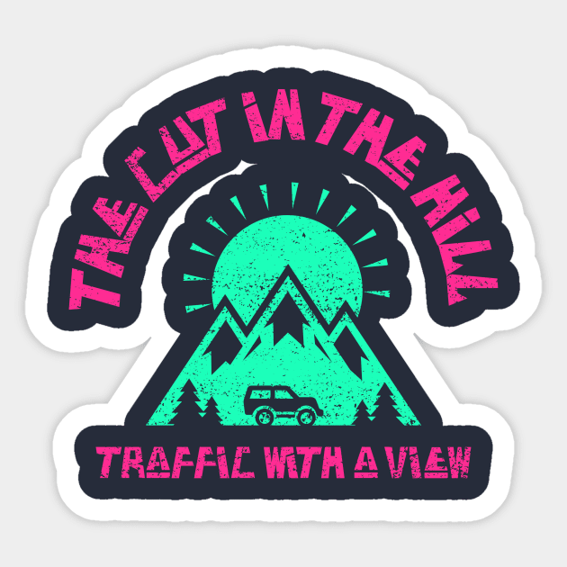 The Cut in the Hill - Cincinnati - Sticker | TeePublic
