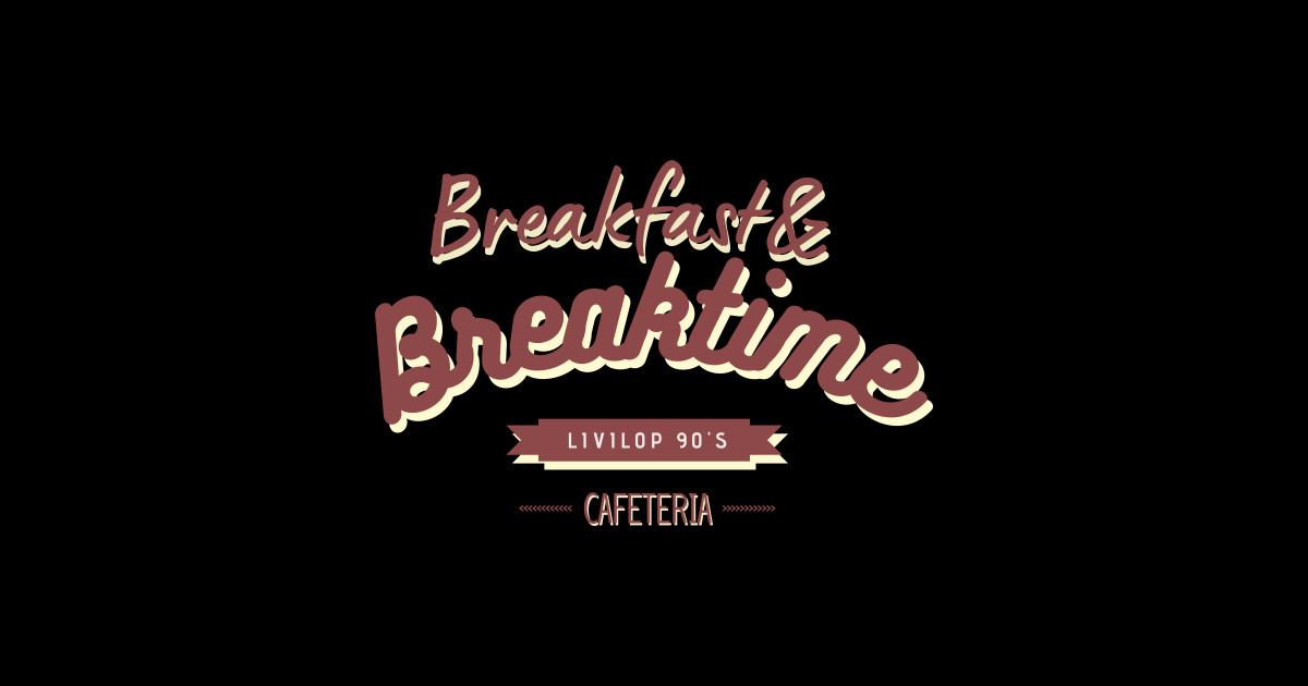 cafeteria breaktime vintage livilop - Vintage Look - Sticker | TeePublic