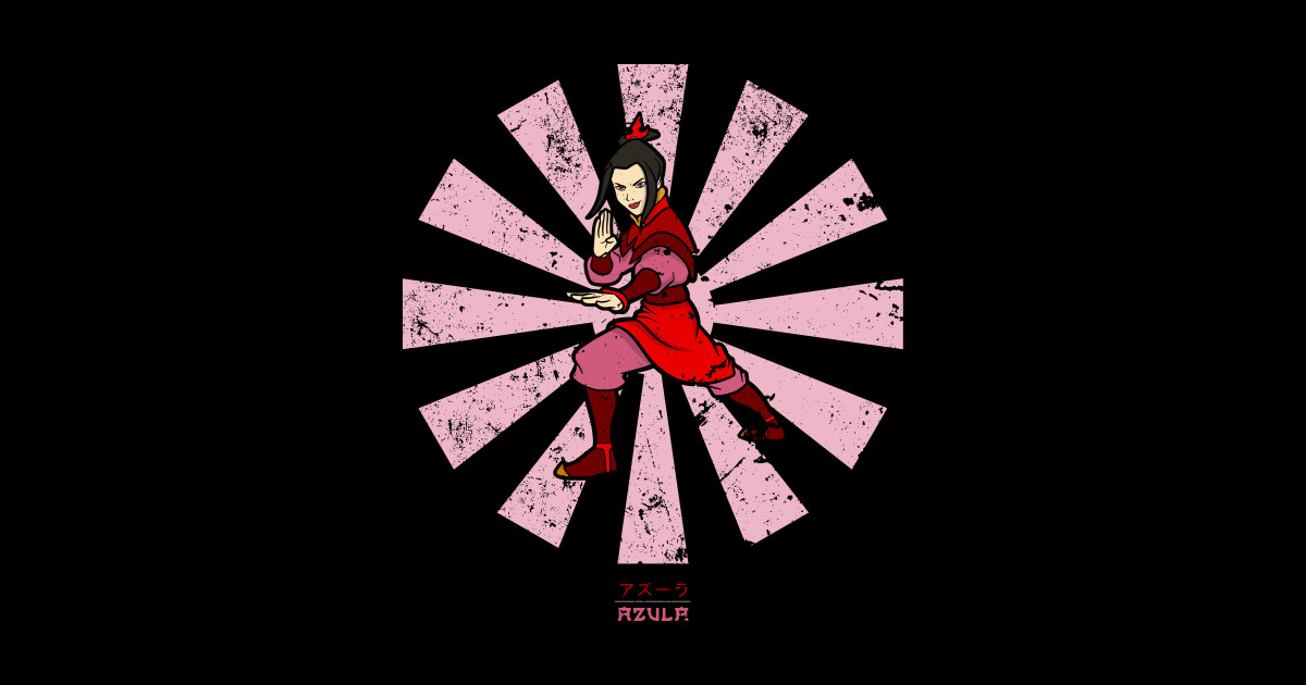 Azula Retro Japanese Avatar - Avatar The Last Airbender - T-Shirt ...
