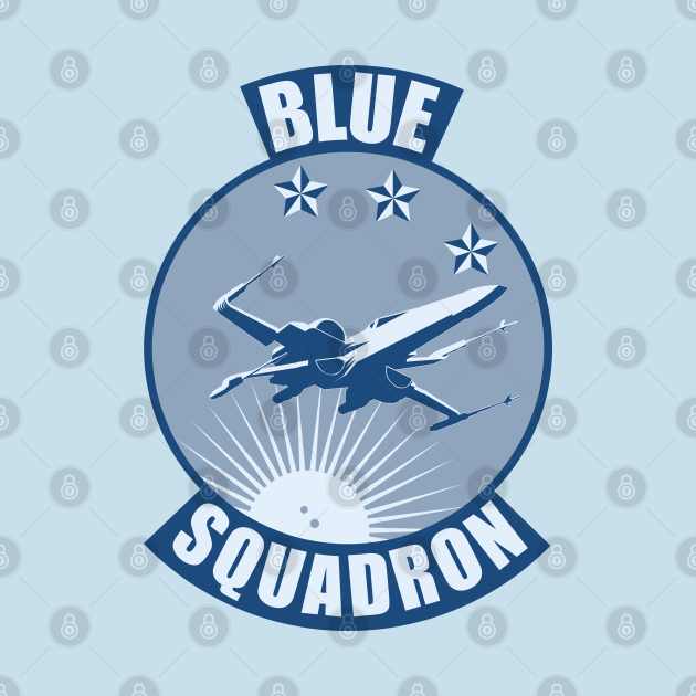 Blue Squadron - Star Wars - T-Shirt | TeePublic