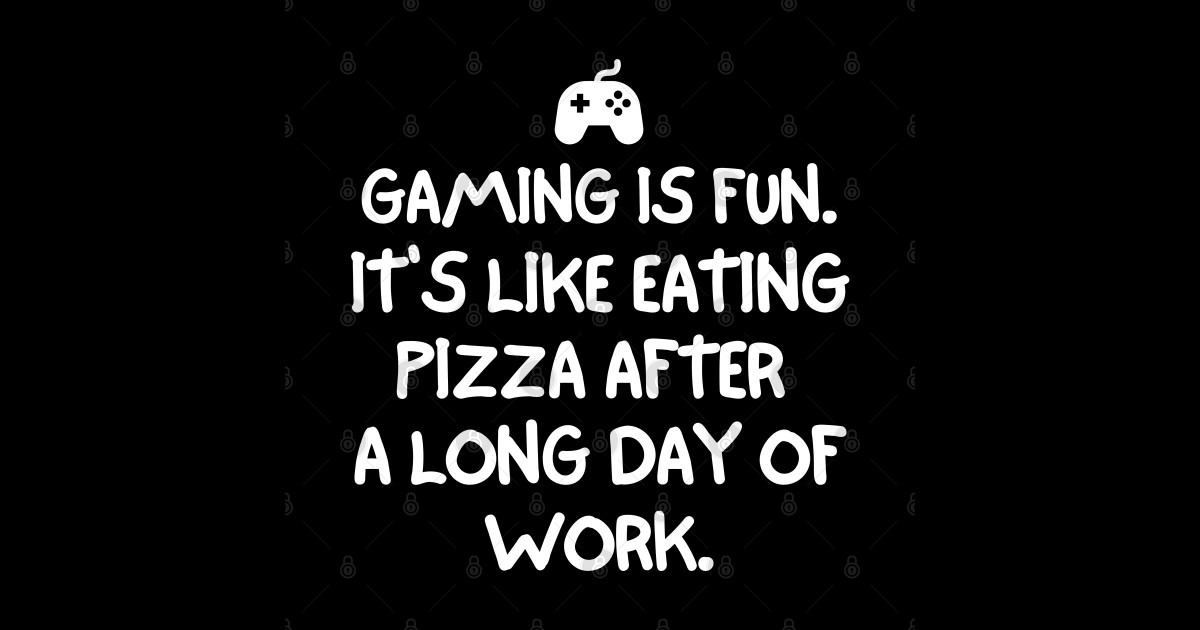 Gaming is fun. - Gaming Lover - Sticker | TeePublic