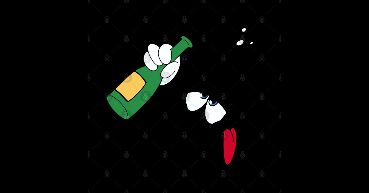 This Is My Drunk Face - Drunk Humor - Sticker | TeePublic