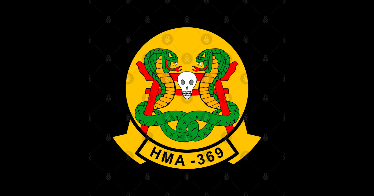 HMA 369 - Squadron Patches - Sticker | TeePublic