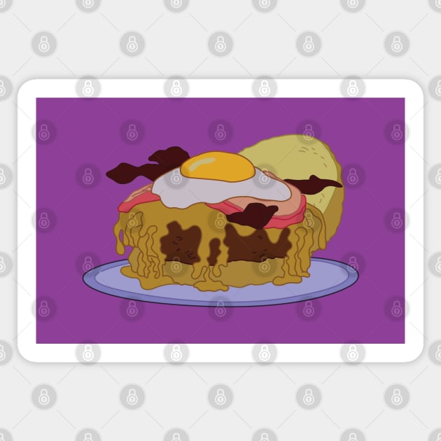The Good Morning Burger - Simpsons - Sticker | TeePublic