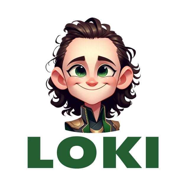Cute Loki Fanart - Loki - T-Shirt | TeePublic