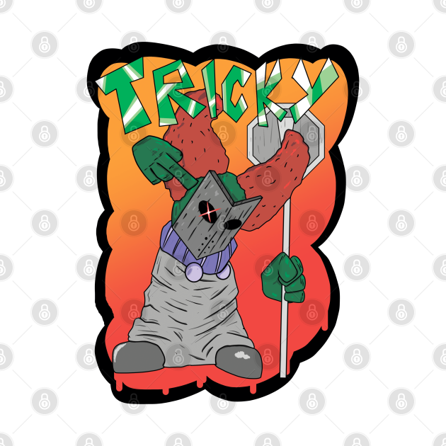 another Tricky fnf mod character graffiti - Fnf Tricky - T-Shirt ...