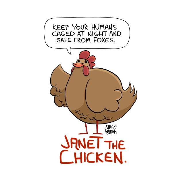 Janet's Advice - Chickens - T-Shirt | TeePublic