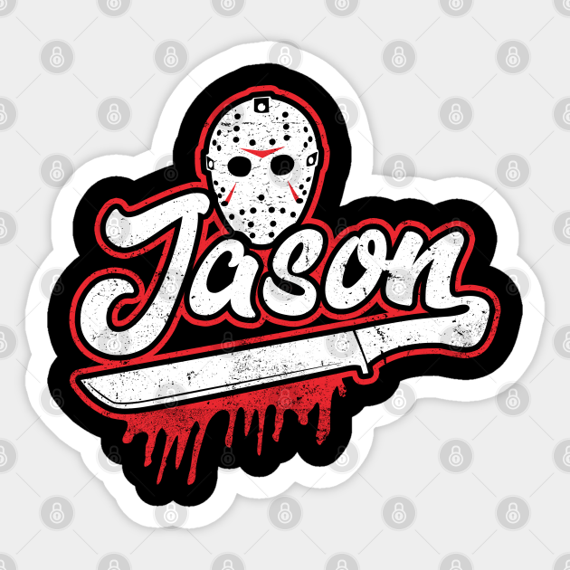 Jason Voorhees Logo - Jason Voorhees - Sticker | TeePublic