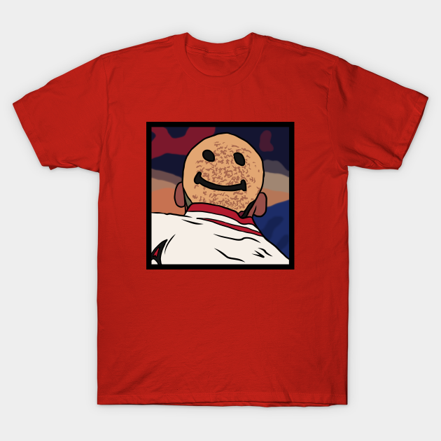 Dennis Rodman Smiley Face Hair - Dennis Rodman - T-Shirt | TeePublic