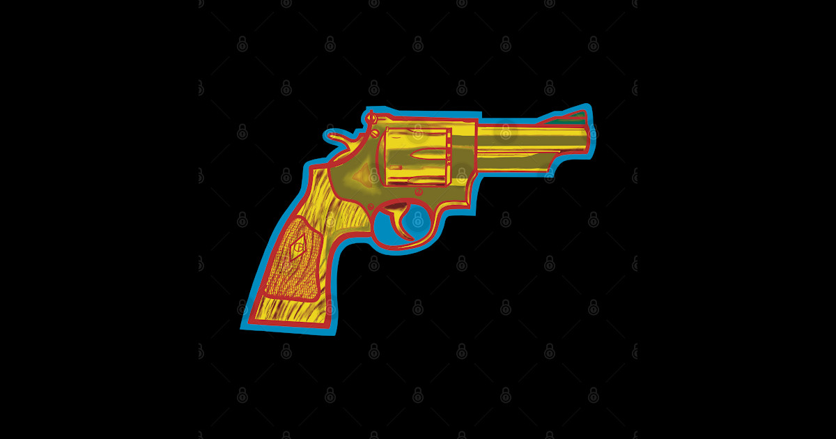 .44 Magnum Revolver - Revolver - Sticker | TeePublic