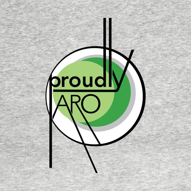 Proudly Aro - Aro Pride - T-Shirt | TeePublic