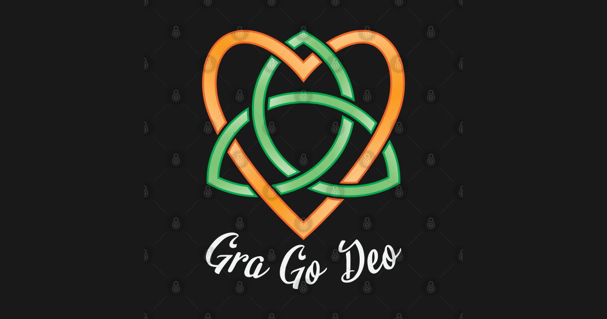 Gra Go Deo Celtic Heart Knot - Celtic Heart Knot - T-Shirt | TeePublic