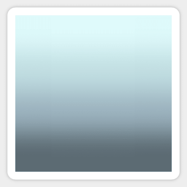 Sea Blue Gradient - Gradient - Sticker | TeePublic
