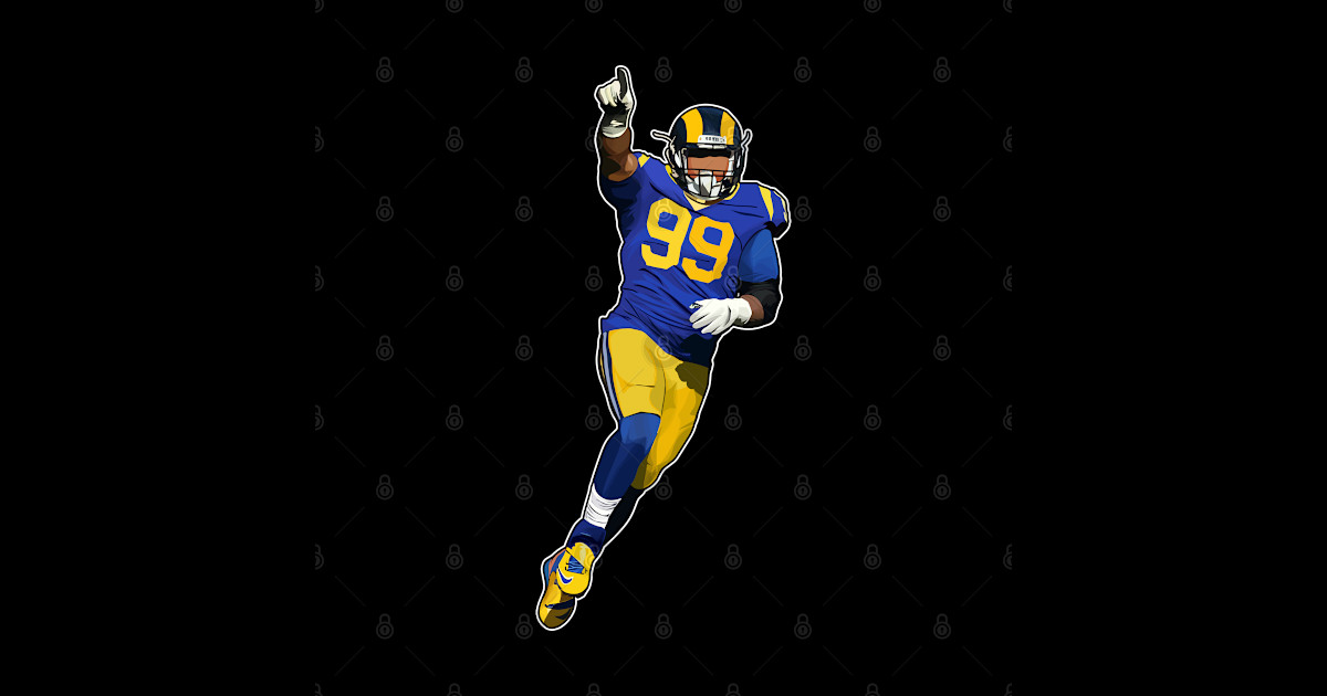 Aaron Donald Sign - Aaron Donald - Sticker | TeePublic