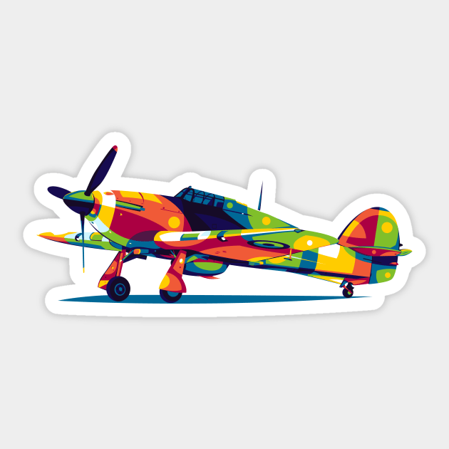 Hawker Hurricane Standby - Hawker Hurricane - Sticker | TeePublic