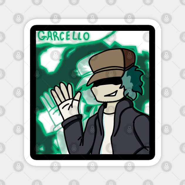 fnf garcello smoke graffiti art - Garcello - Magnet | TeePublic