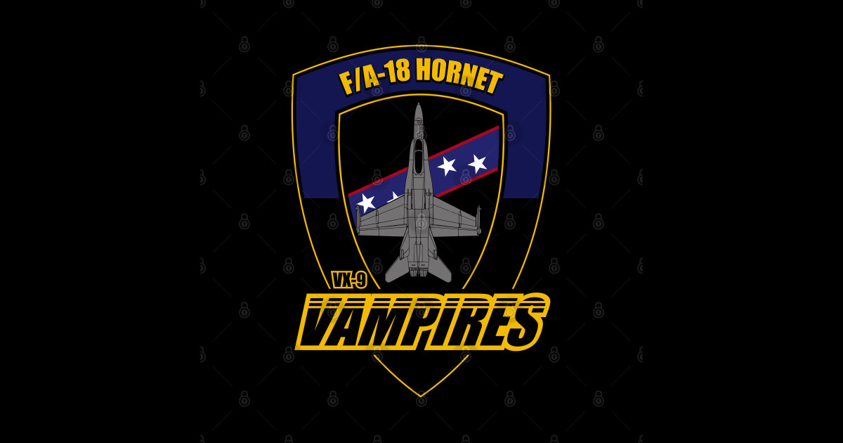 F/A-18 Hornet - Vampires Squadron - Sticker | TeePublic
