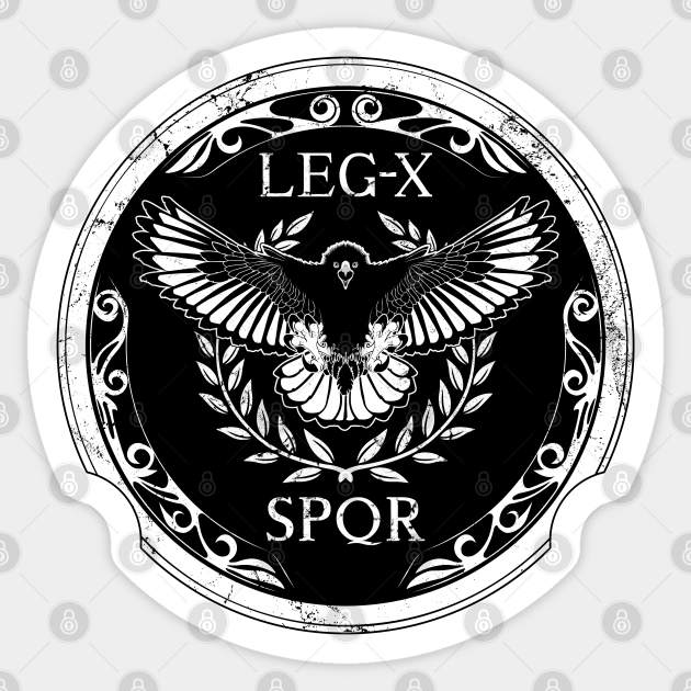 Legio X Equestris Roman Legionary Emblem - Spqr - Sticker | TeePublic