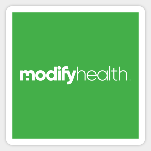 ModifyHealth Logo (White) - Modifyhealth - Sticker | TeePublic