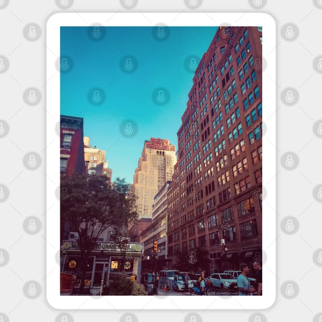 New Yorker, Manhattan, NYC - New Yorker - Sticker | TeePublic