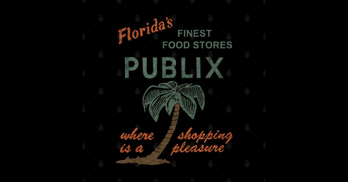 Publix - Vintage Store Logo Aesthetic - Publix - Sticker | TeePublic