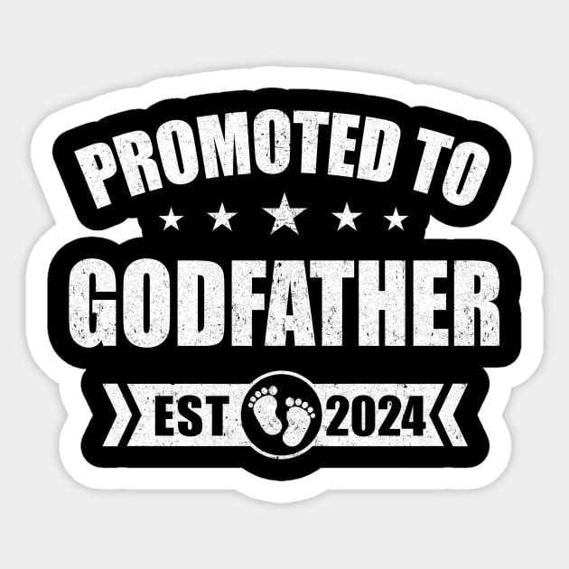 Promoted To Godfather Est 2024 Fathers Day First Time New - Promoted To ...
